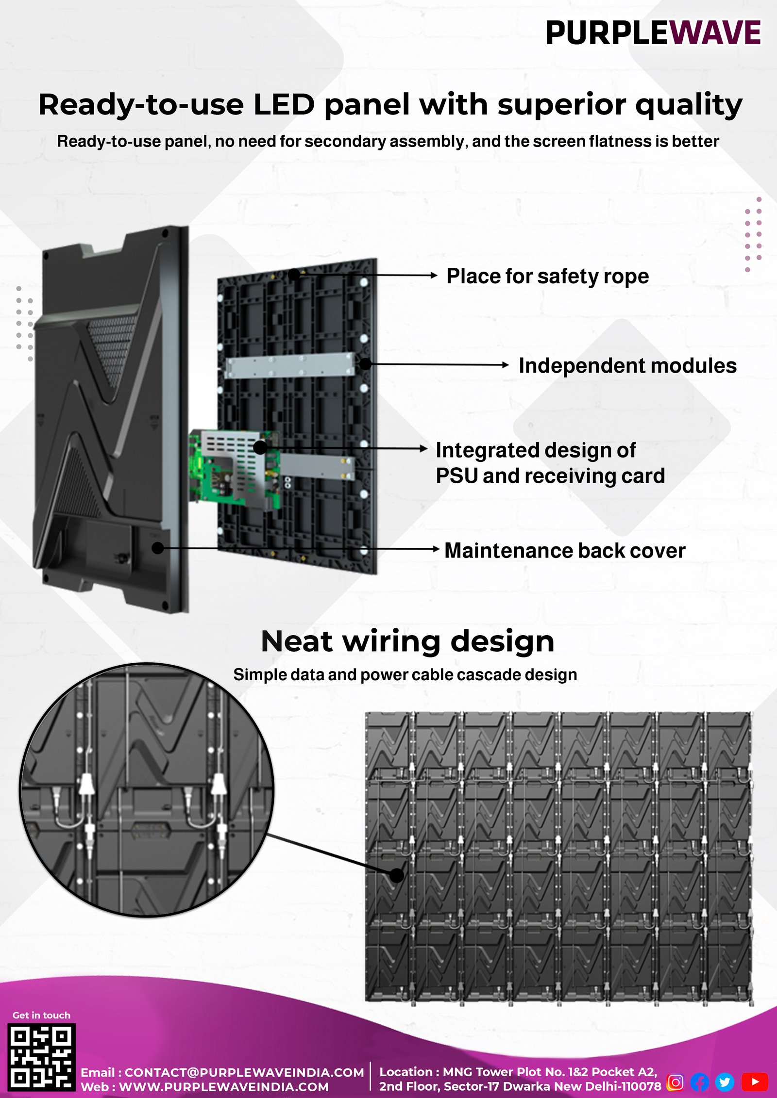 Active Led Display System Aqua 1.8