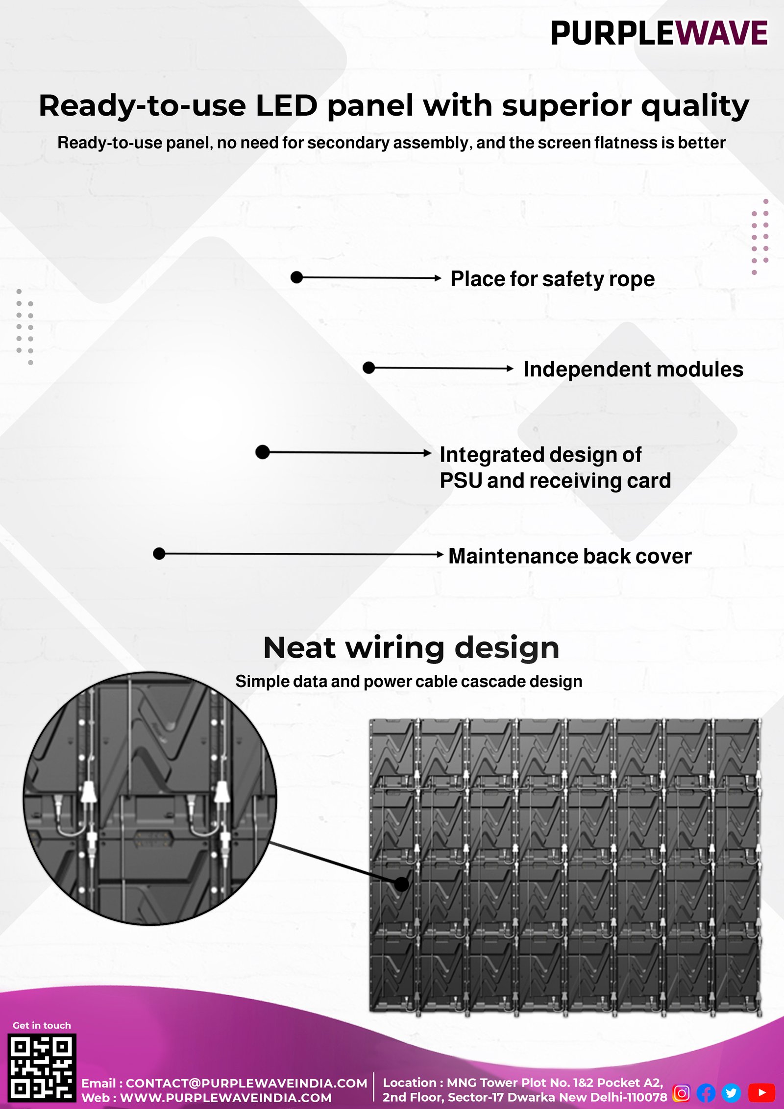 Active Led Display System Aqua 2.5
