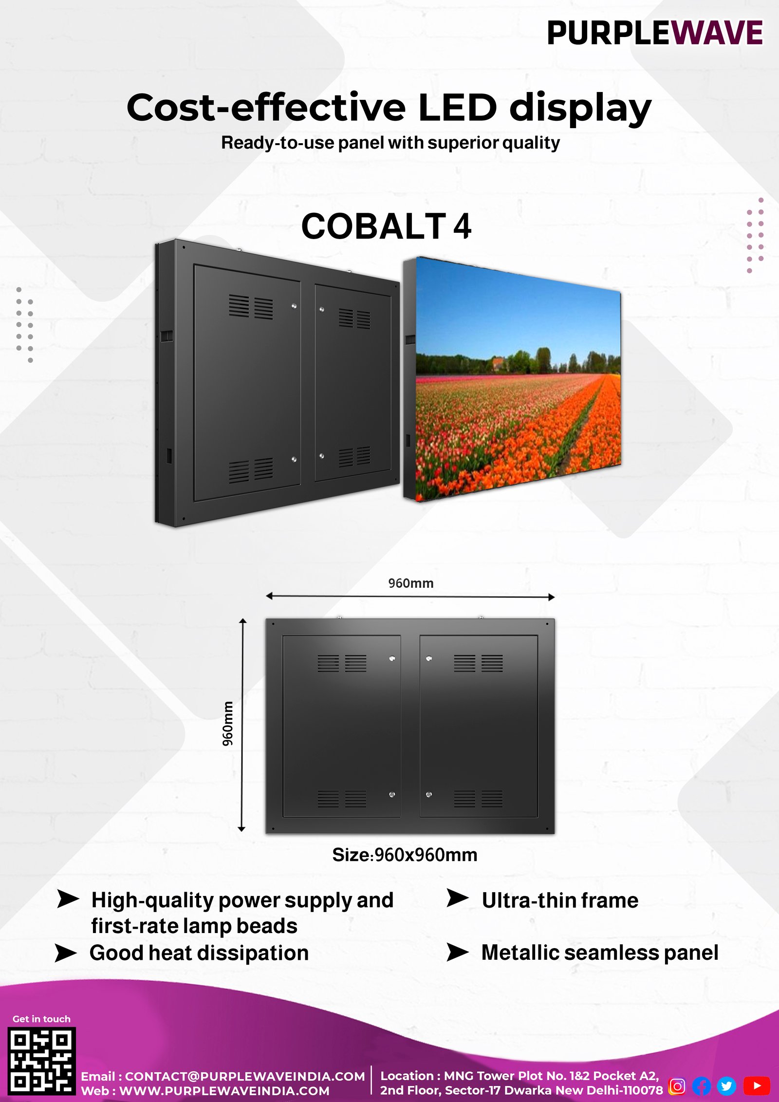 Active Led Display System cobalt 4