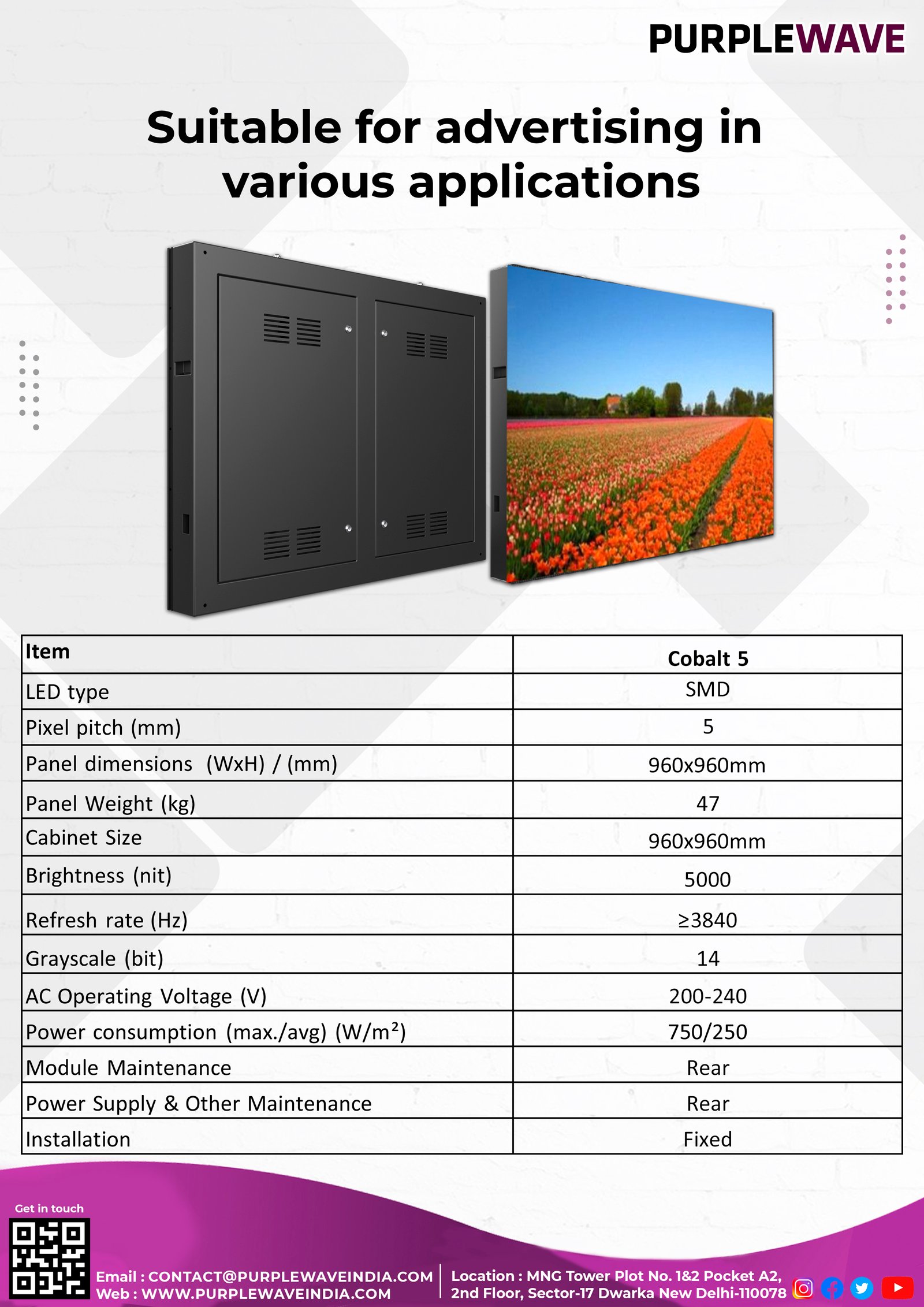 Active Led Display System cobalt 5